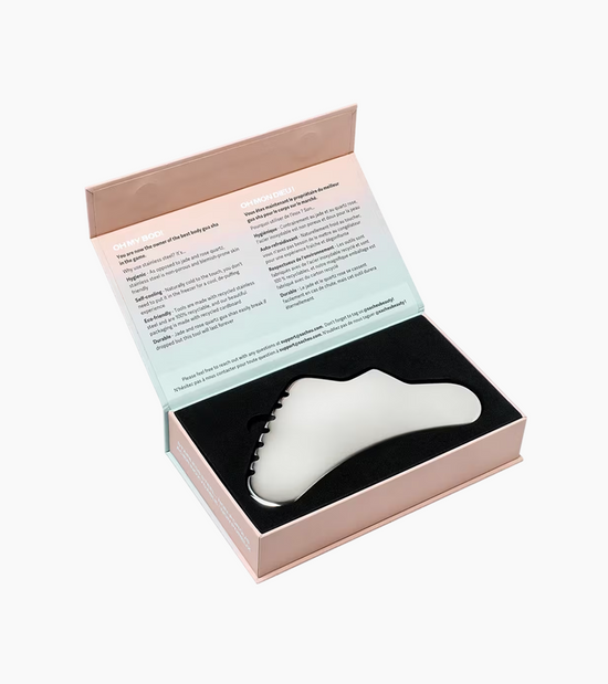 BODY GUA SHA - STAINLESS STEEL | SACHEU Beauty