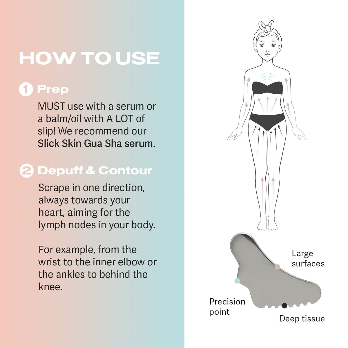 BODY GUA SHA - STAINLESS STEEL | SACHEU Beauty